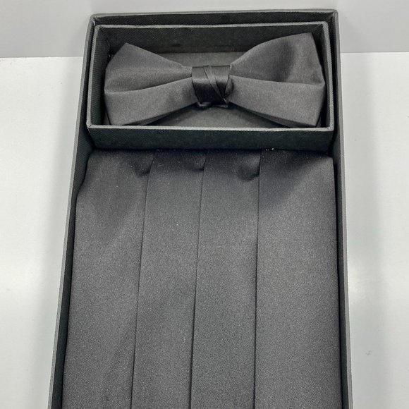 Botany 500 | Accessories | Botany 50 Black Bowtie Cummerbund New | Poshmark